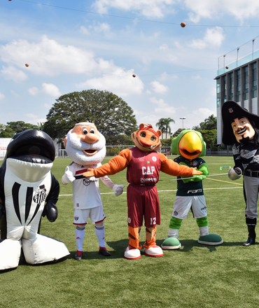 Fried recebe mascotes dos clubes de São Paulo | Club Athletico Paulistano
